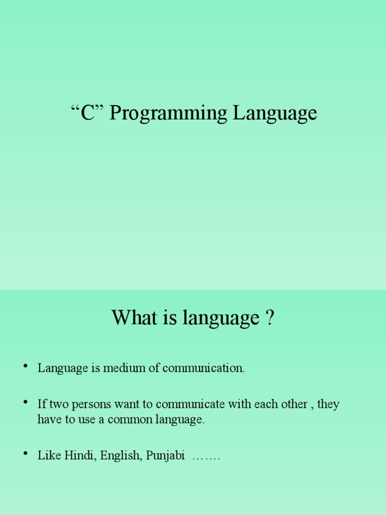 "C" Programming Language | Download Free PDF | C (Programming Language) | Source Code
