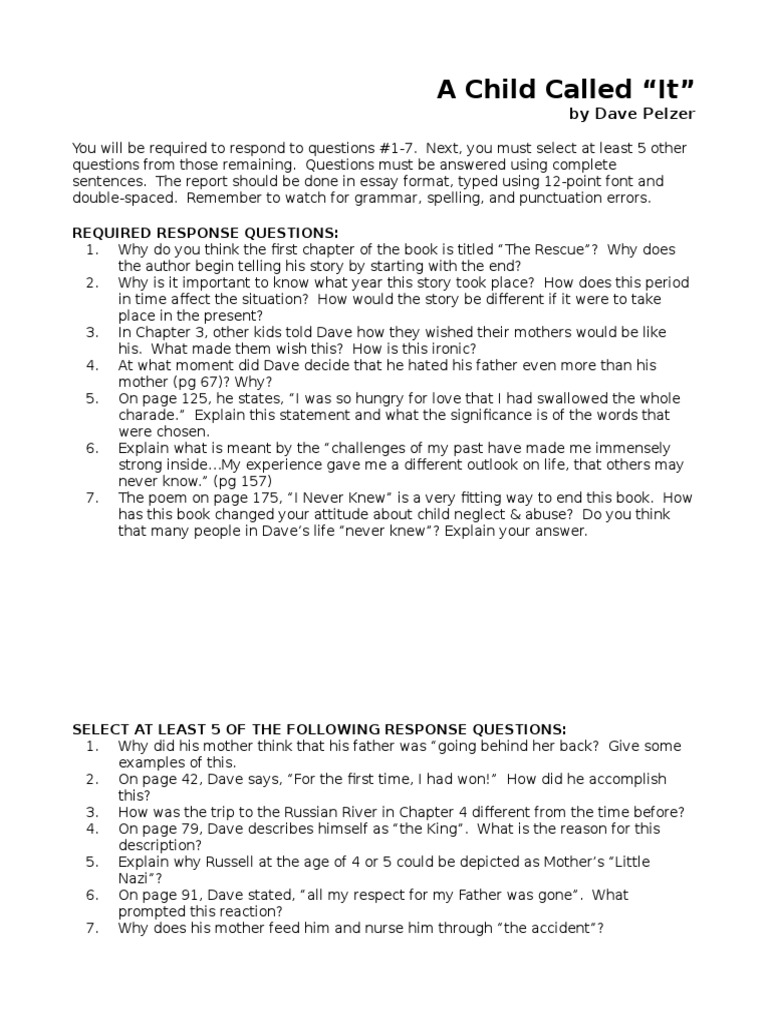 A Child Called It | PDF