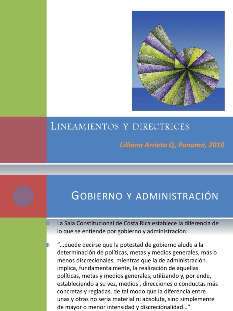Lineamientos y Directrices | PDF | Negocios