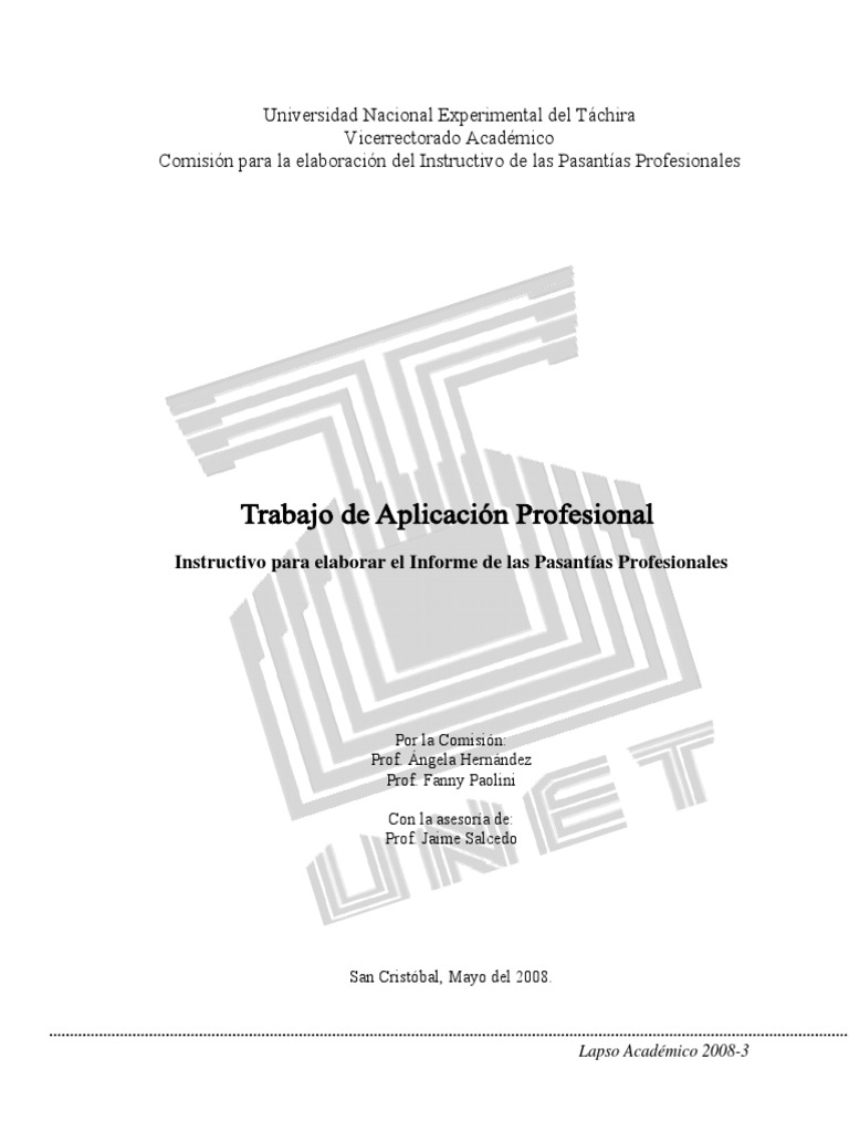 Instructivo TAP Electronica UNET | PDF | Comillas | Formato de Documento Portable