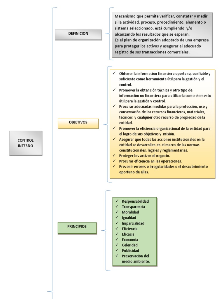 Matriz Conceptual Control Interno | PDF | Estado financiero | Contabilidad