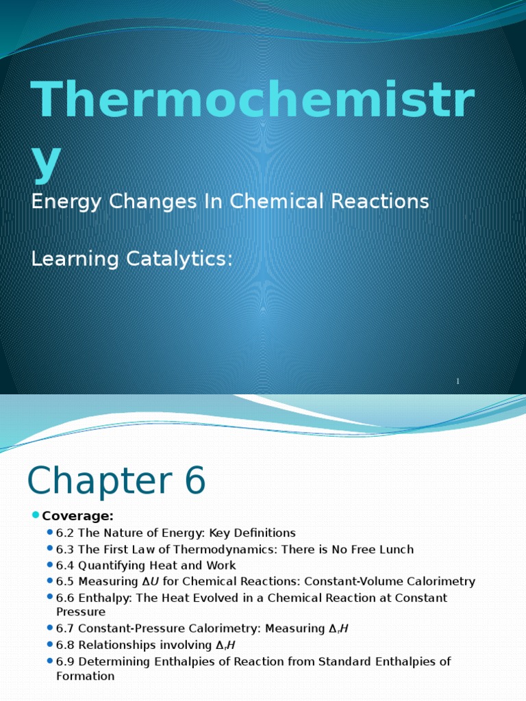 Thermochemistry for Chem Students | PDF | Heat | Enthalpy