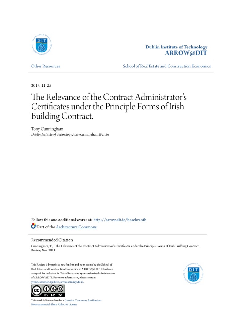 Practical Completion Certificate Template Jct