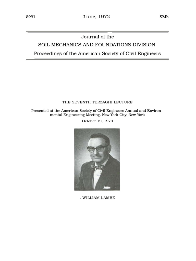 The Seventh Terzaghi Lecture | PDF | Petroleum | Deep Foundation