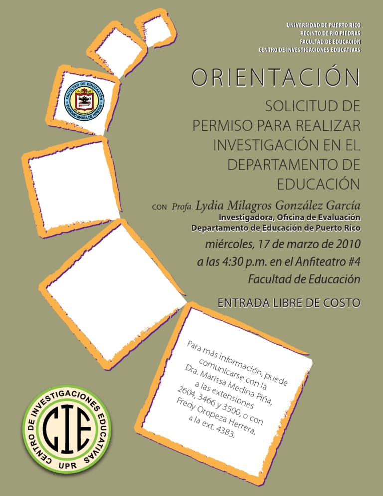 Orientación para Investigación Educativa | PDF