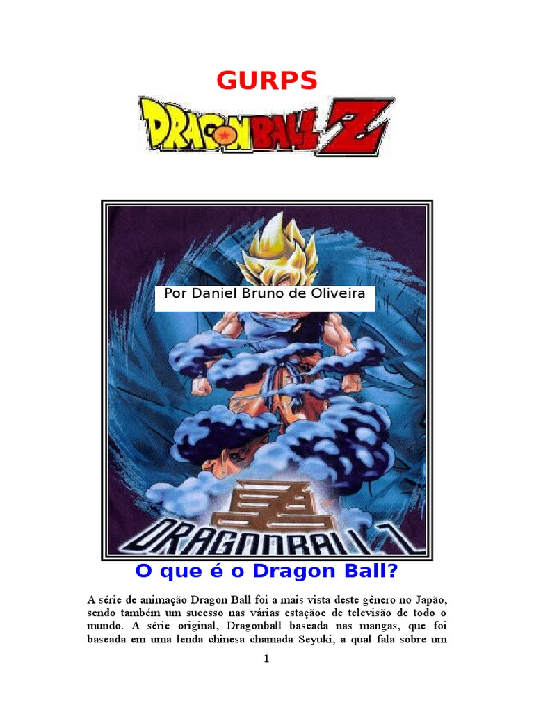 Gurps - Dragon Ball Z | PDF | Science | Biologia