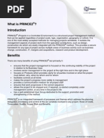 PRINCE2 Cheat Sheet | PDF | Project Management | Risk Management