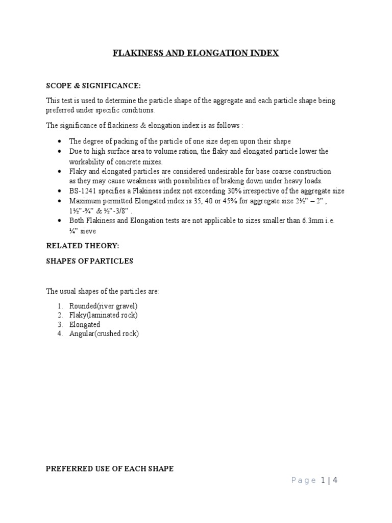 Lab Report Flakiness | PDF | Road Surface | Concrete