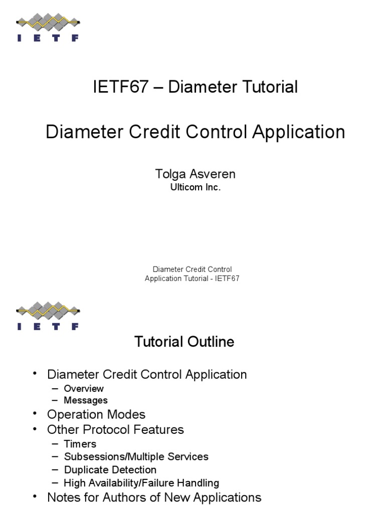 Diameter Protocol | PDF | Internet Architecture | Communications Protocols