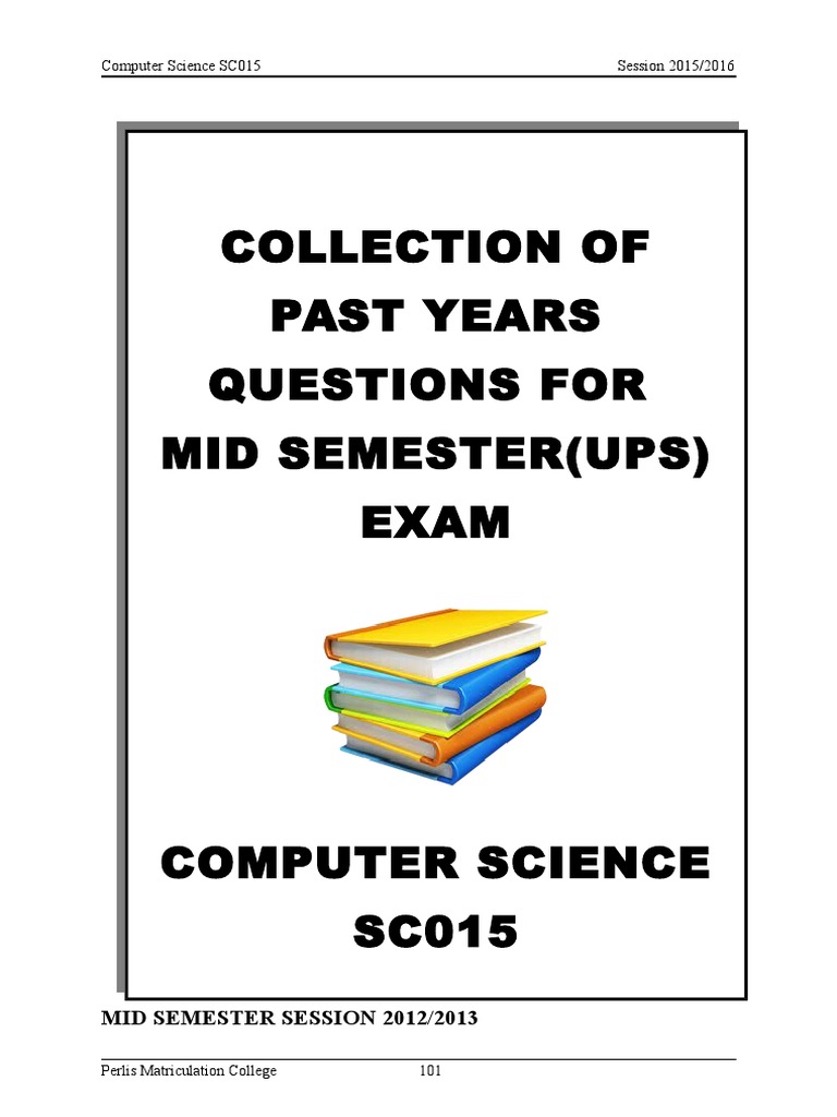 UPS Past Year | PDF | Operating System | Computer Data Storage