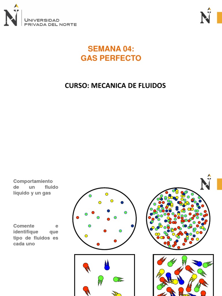 Gas Perfecto | PDF | Gases | Fluido
