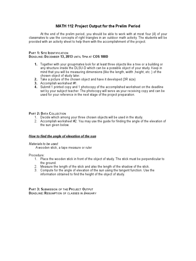 Math 112 Pdf Trigonometry Geometry