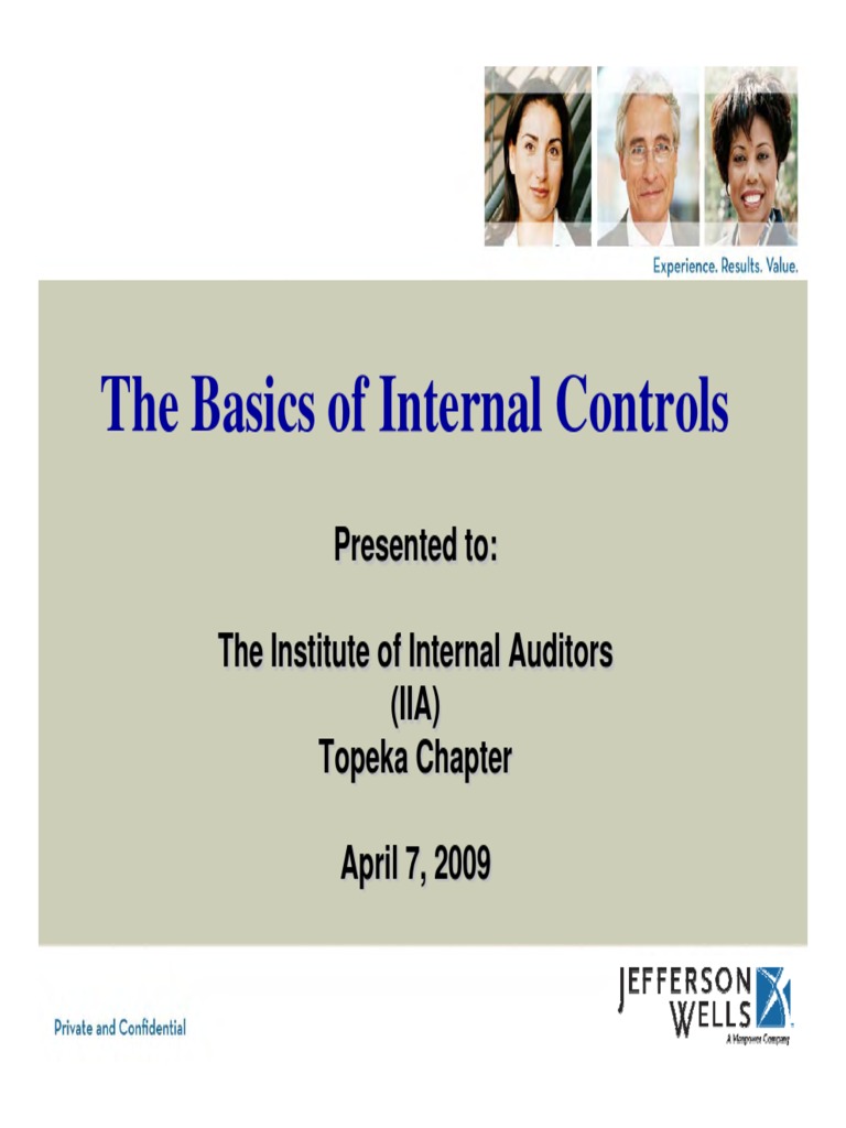 Internal Controls Basics IIA 040709 PDF | PDF | Fraud | Risk