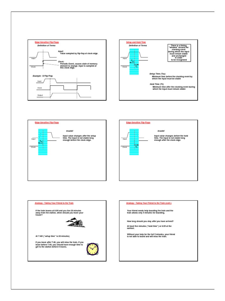 Timing in Digital Circuits - Notes | PDF | Digital Electronics ...