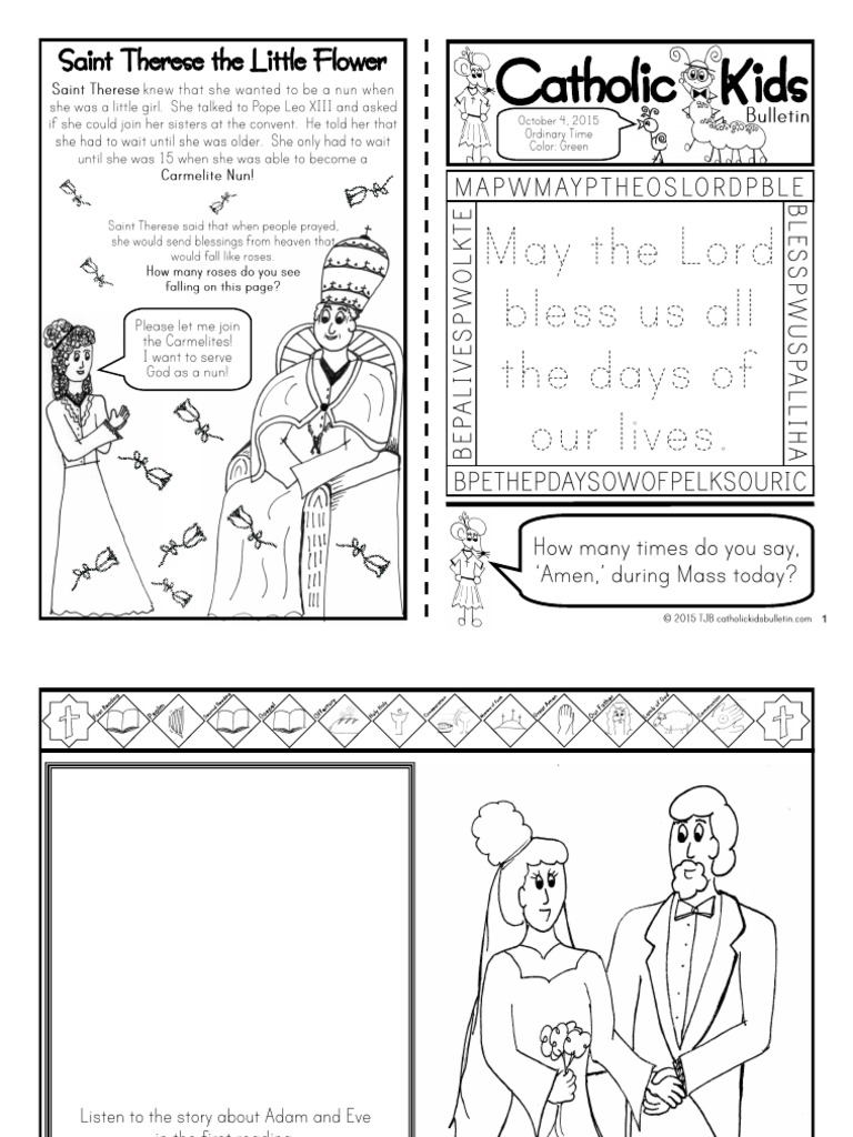 October 2015 Catholic Kids Bulletin | PDF