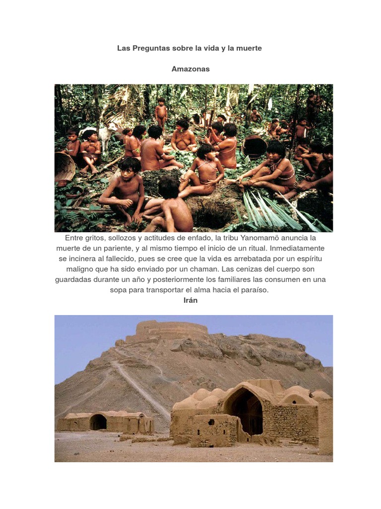 Las Preguntas Sobre La Vida y La Muerte | PDF | Rituales | Carne