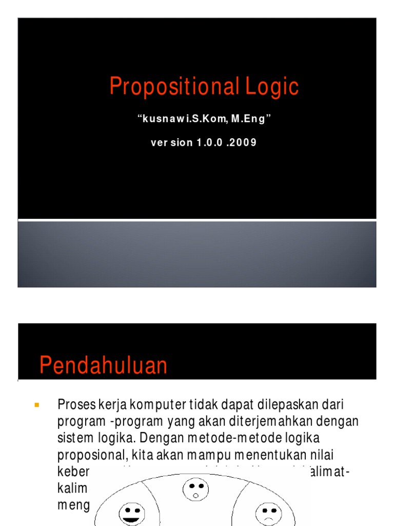 Propositional Logic | PDF