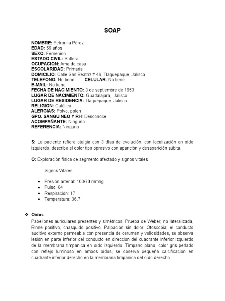 Medicina UAG - SOAP | Especialidades Medicas | Medicina CLINICA