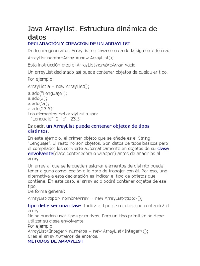 Arrays | PDF | Estructura de datos de matriz | Matriz (Matemáticas)