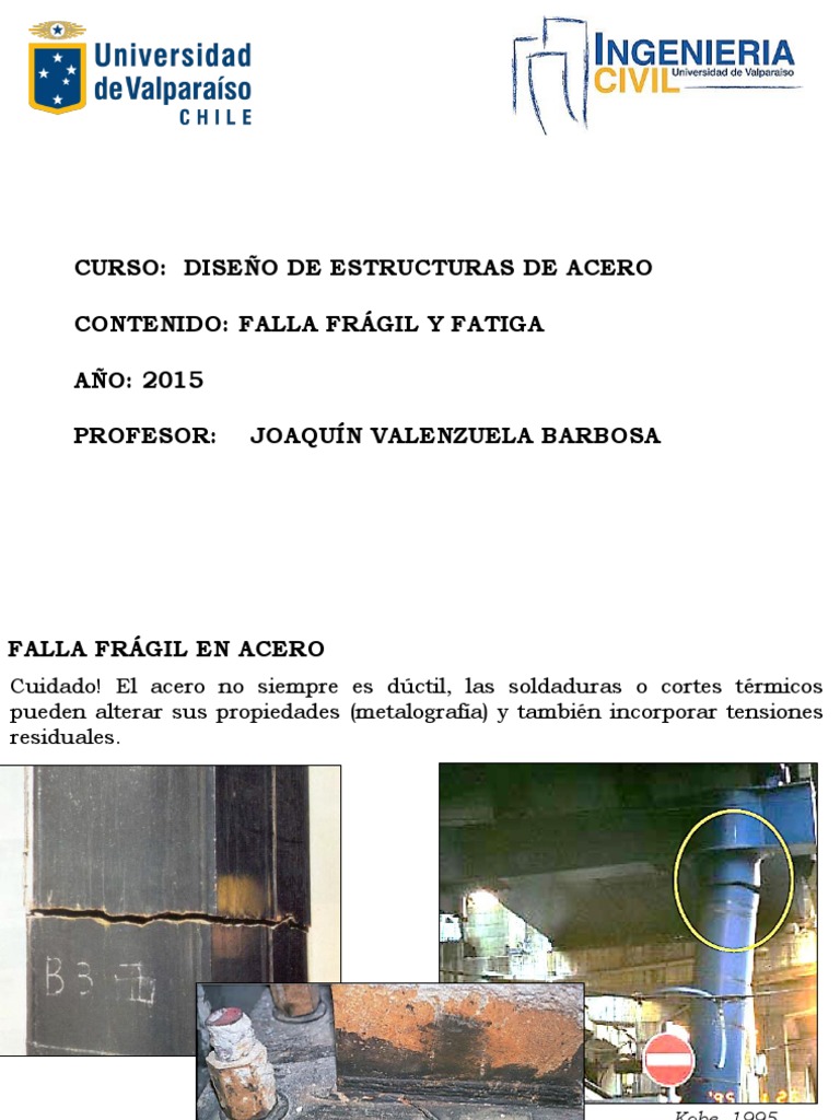 3. Falla Fragil y Fatiga | Fatiga (material) | Acero