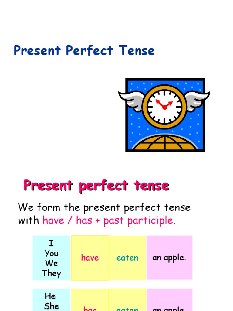 Present Perfect Simple | PDF | Perfect (Grammar) | Grammatical Tense