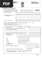 ADT-1 Filing Instruction Kit | PDF | Domain Name Registrar | Justice