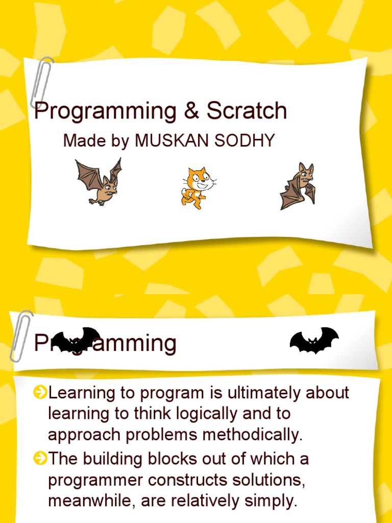 How Scratch Is An Intro To Programming | PDF | Control Flow | Boolean Data Type