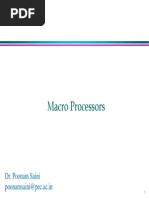 Two Pass Macroprocessor | PDF | Macro (Computer Science) | Algorithms