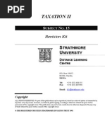 ACCA Taxation - Zimbabwe (ZWE) Revision Kit 2022 by T T Herbert | PDF ...