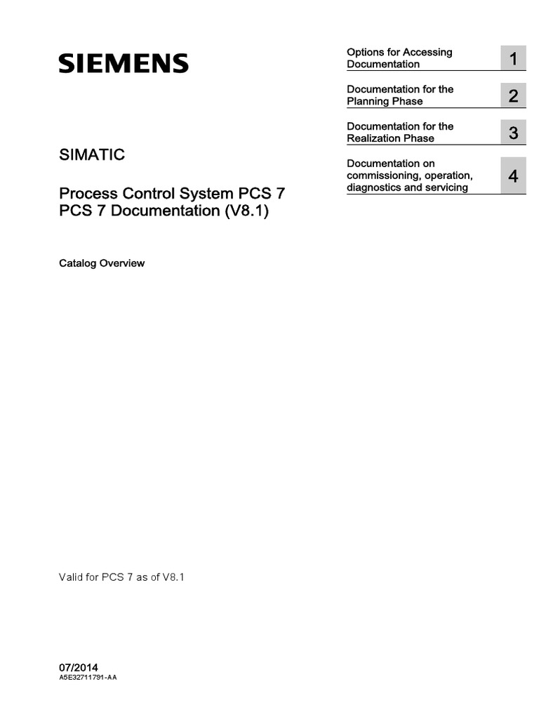 PCS 7 - Documentation | PDF | Personal Computers | Documentation