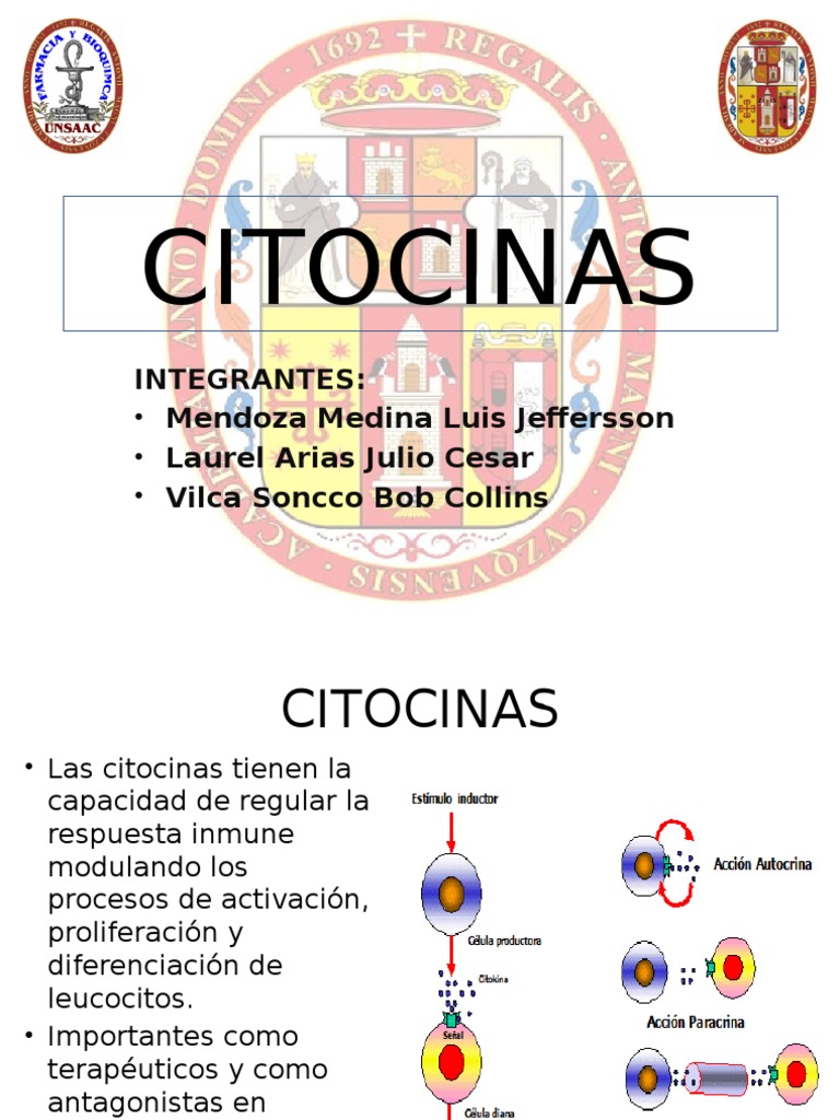 CITOCINAS | Descargar gratis PDF | Citocina | Biologia de sistemas