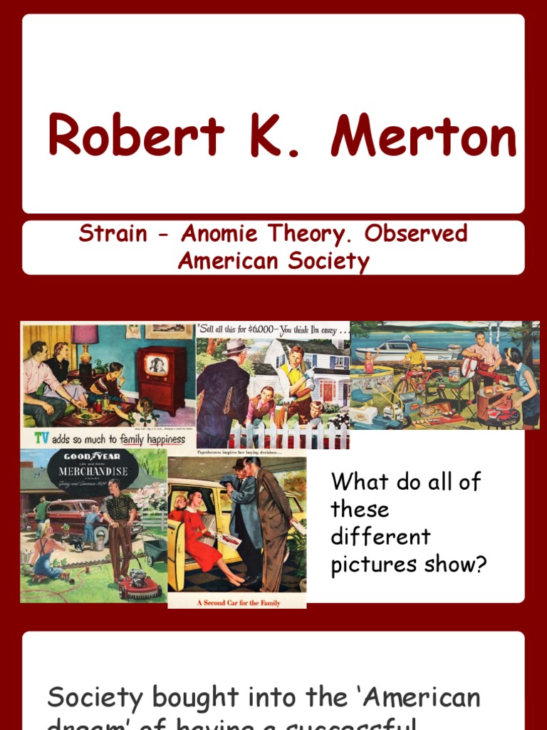 Strain Theory | PDF | Deviance (Sociology) | Philosophical Theories