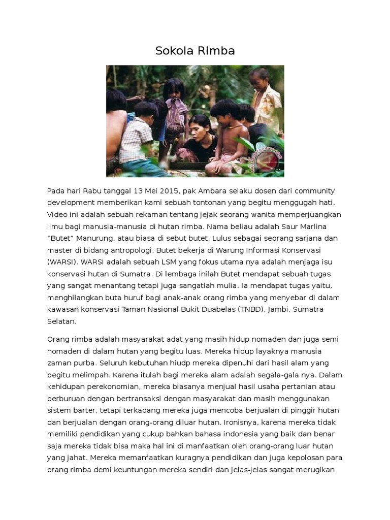 Sokola Rimba | PDF