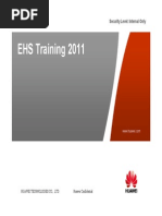 Huawei EHS and Safety Training Guide | PDF | Personal Protective ...