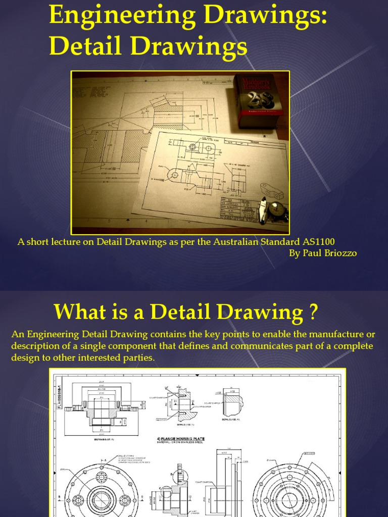 AS1100 Detail Drawing Overview | PDF | Engineering Tolerance | Engineering