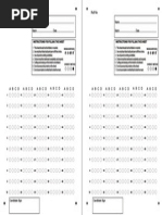 90 Questions OMR Sheet | PDF | Writing Implements | Writing