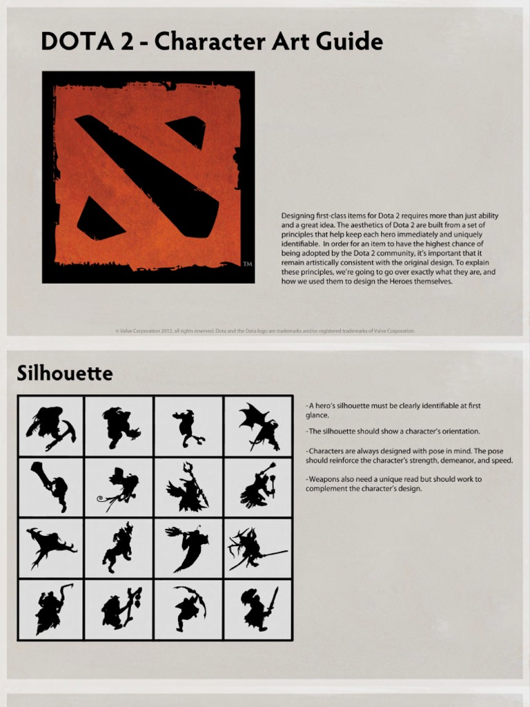 Dota 2 Character Art Guide | PDF