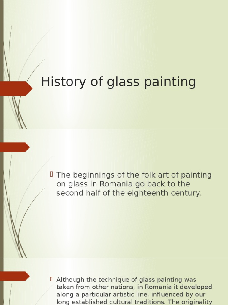 History of Glass Painting | PDF | Icon | Paintings
