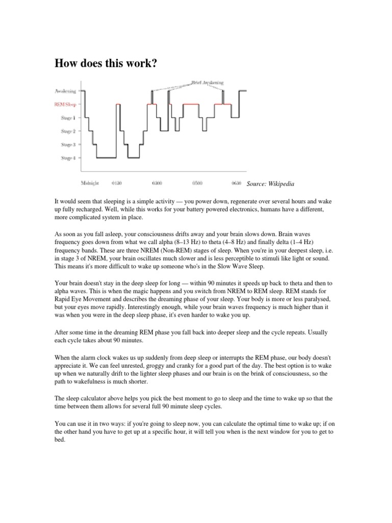 Understanding Sleep Cycles and Waking Up | PDF
