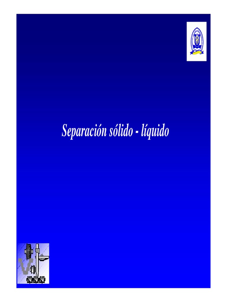 Técnicas de Separación Sólido-Líquido en Minería | PDF | Tecnología