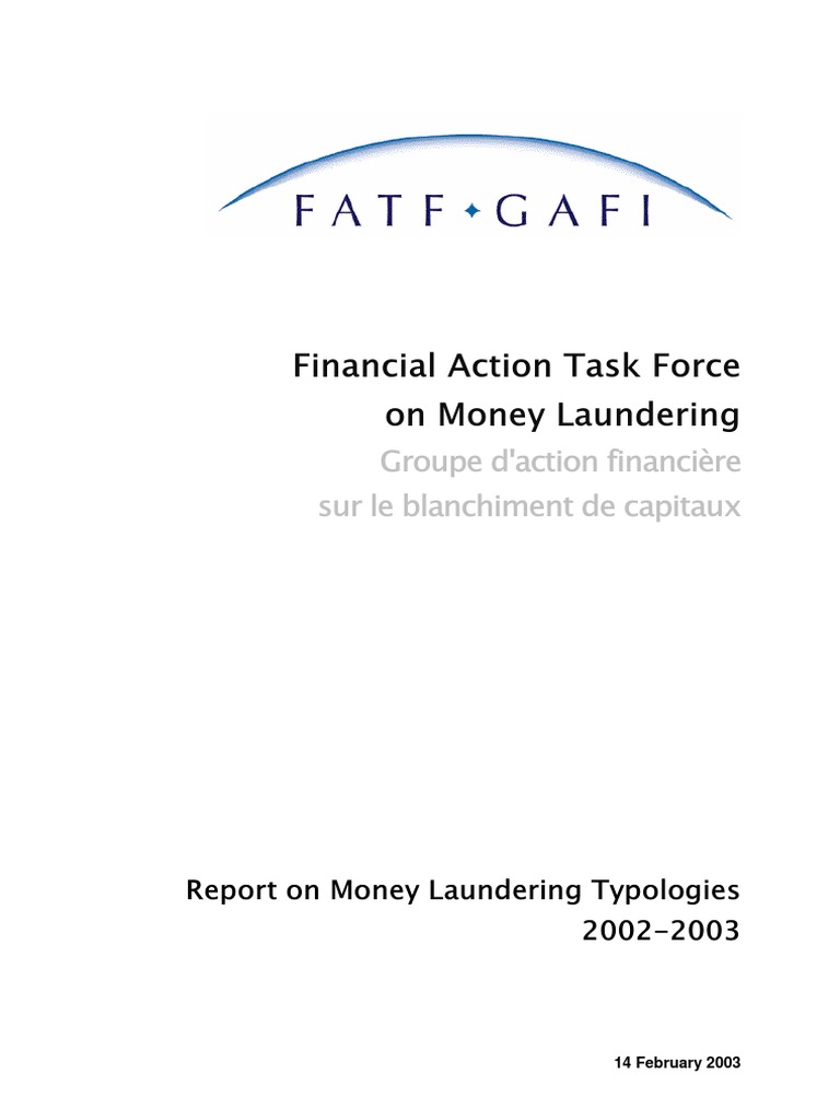 Money Laundering Typologies - GAFI 2003 | PDF | Terrorism Financing ...