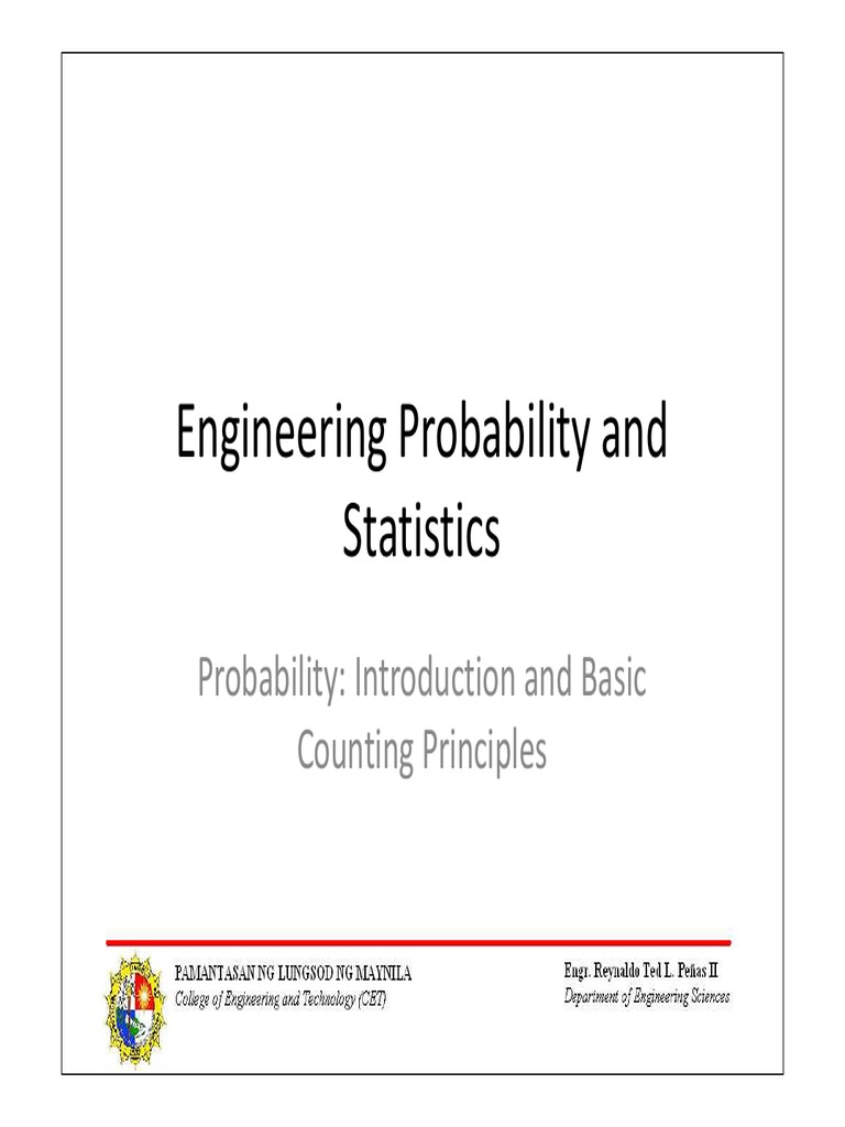 Counting Principles Pdf Pdf Probability Experiment