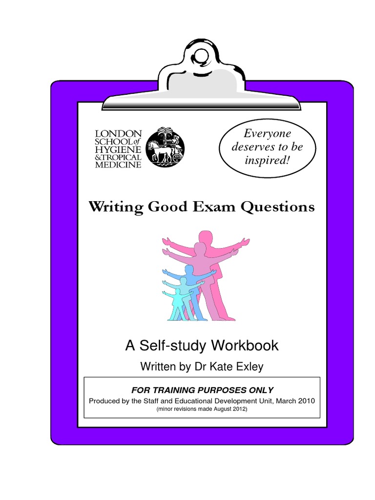 Writing Good Exam Question | PDF | Test (Assessment) | Multiple Choice