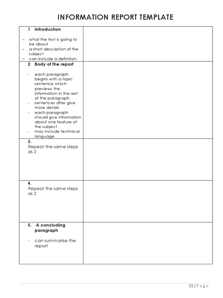 Infromation Report Structure | PDF | Cognitive Science | Cognition