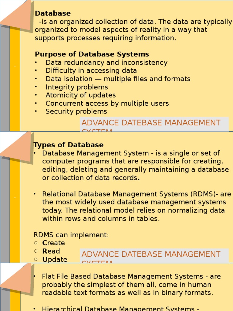 Advance Database | PDF | Relational Database | Relational Model