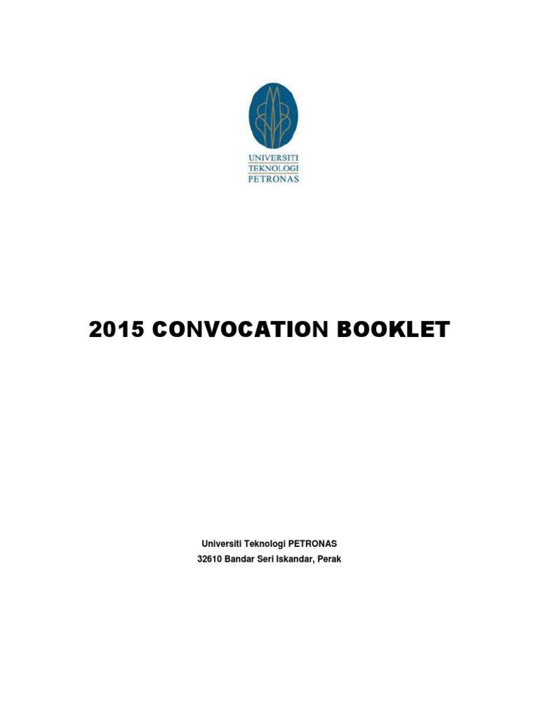 Preparing for Success: A Guide to UTP's 15th Convocation Ceremony | PDF ...
