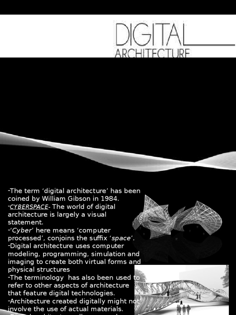 Digital Architecture: Concepts and Examples | PDF | Engineering ...