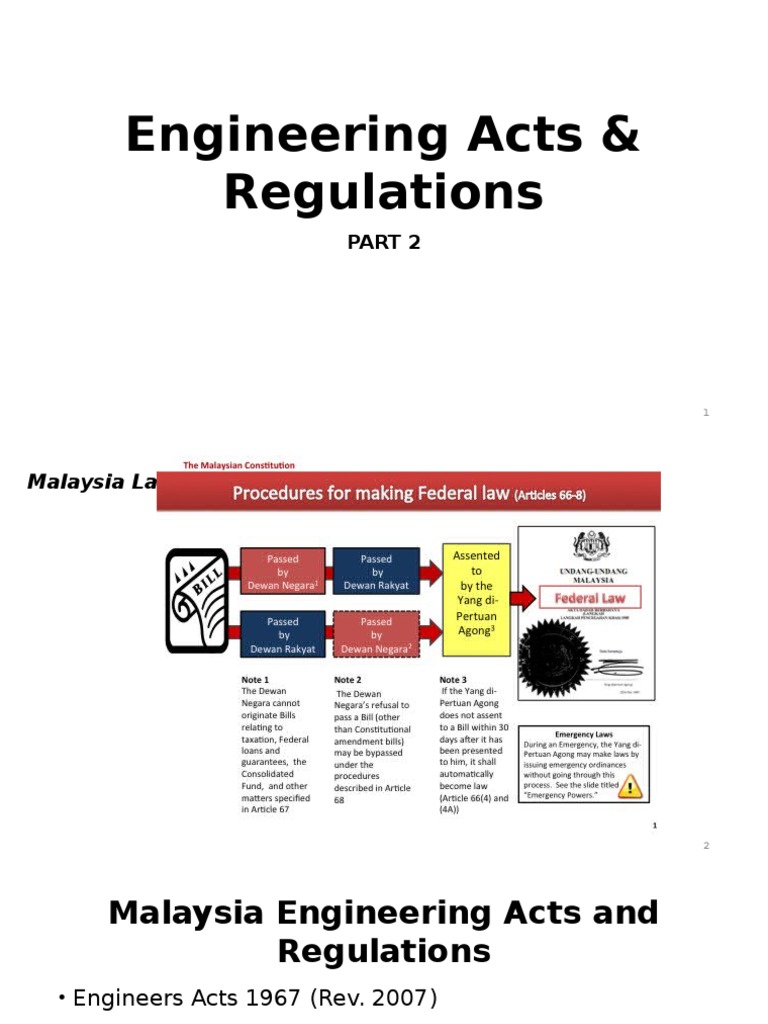 Malaysia Engineering Acts Regulations | PDF | Profession | Competence ...