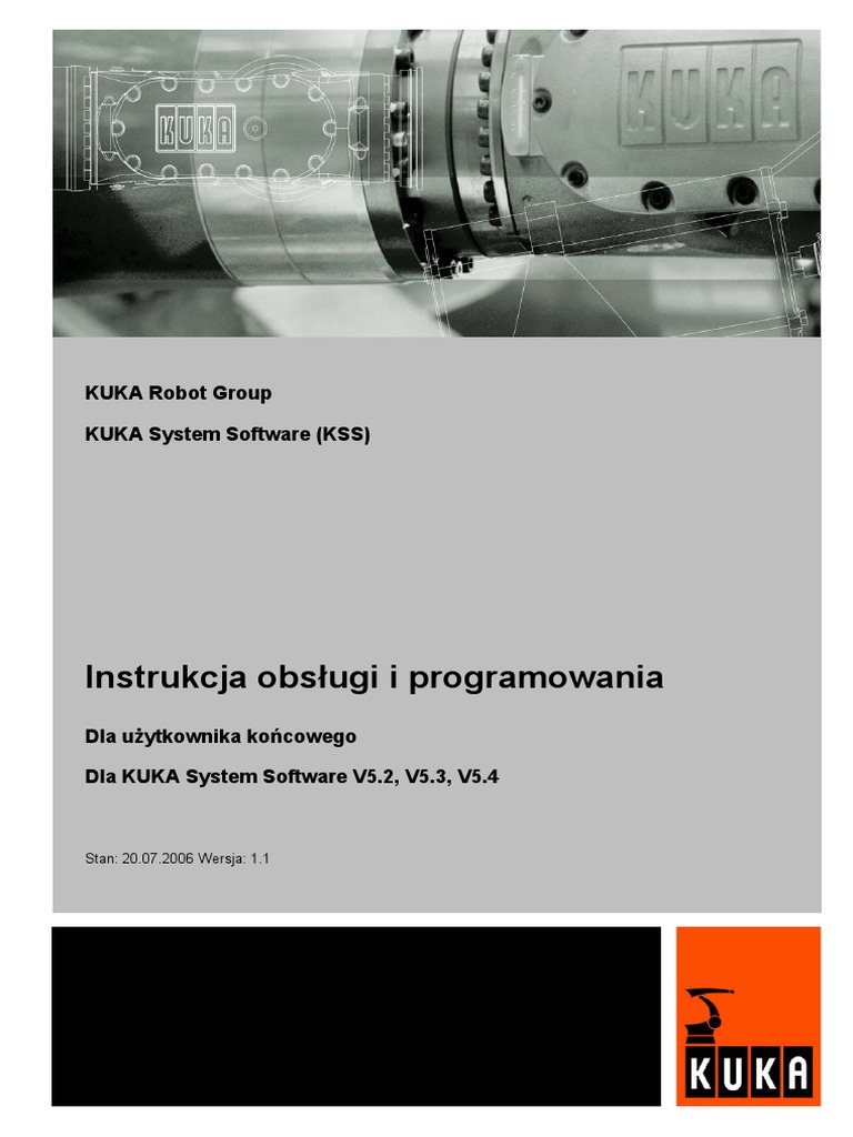Robot - KUKA KRC2 Instrukcja Programowania | PDF