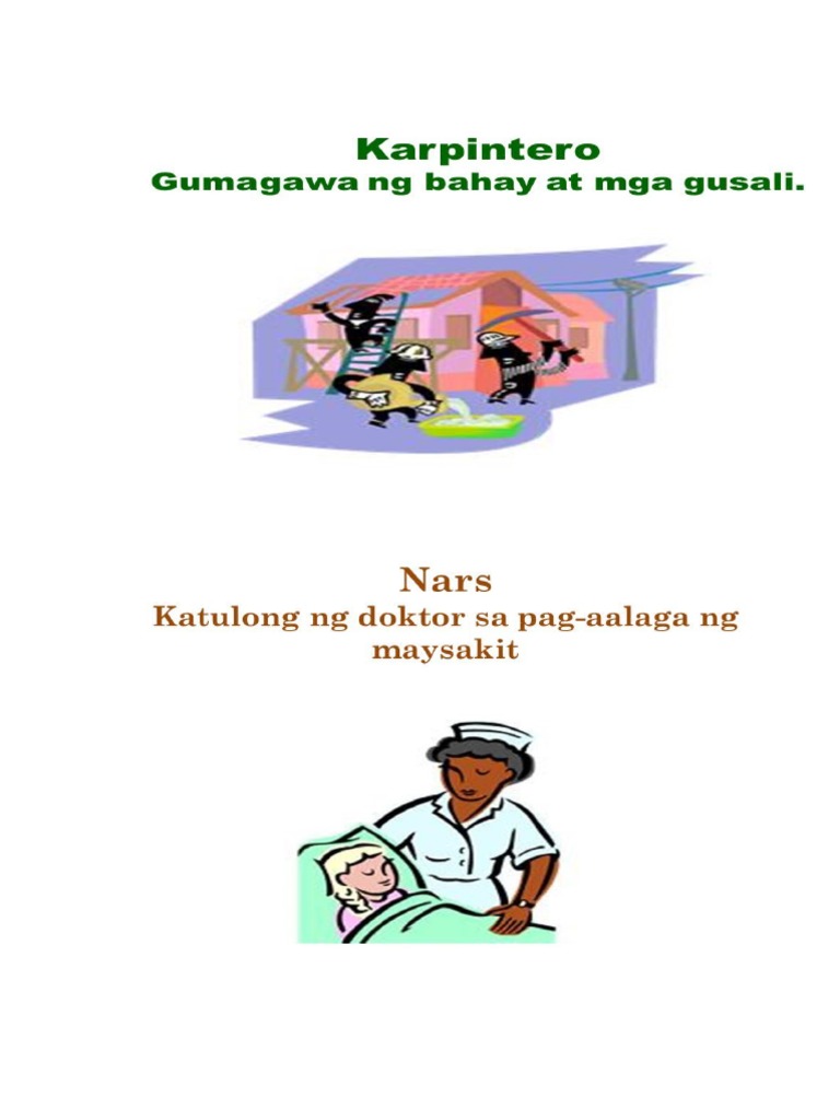 Mga Propesyon | PDF